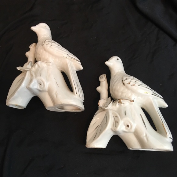 Accents | Vintage Porcelain Doves On A Branch Set Of 2 | Poshmark